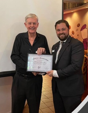 Honorary Membership was awarded to Richard Tankersley – Malaysia New ...